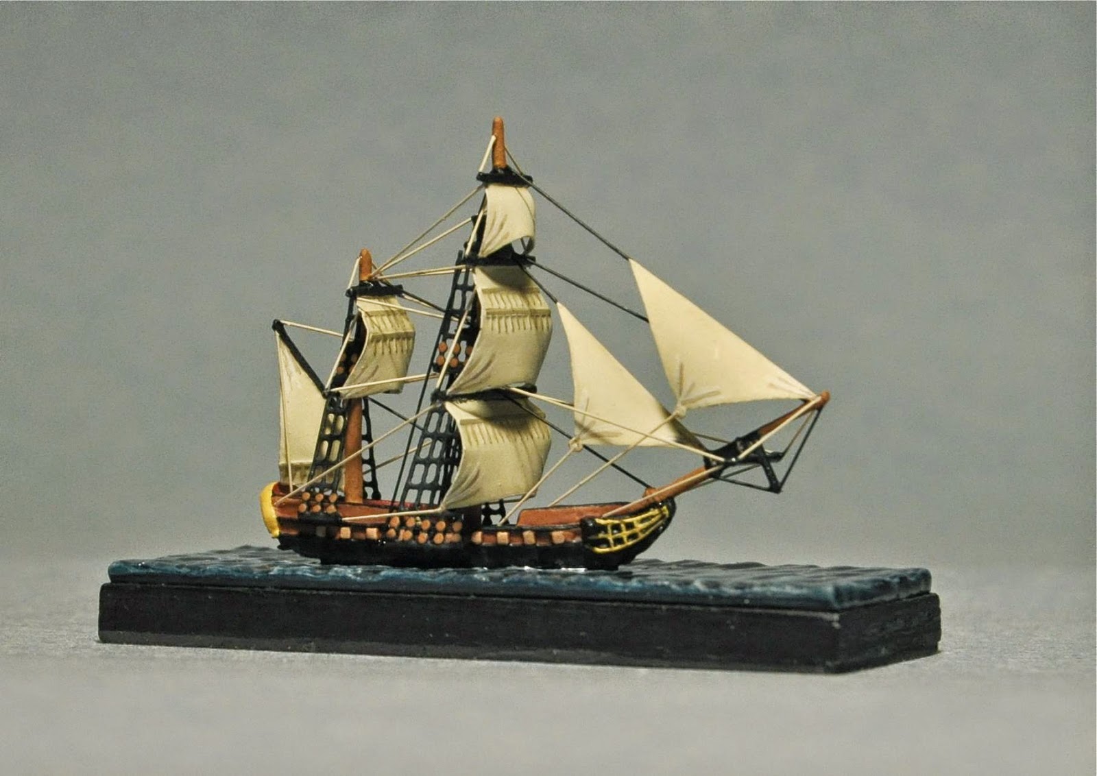 J White's Gallery: 20 Gun Ketch - Langton 1:1200