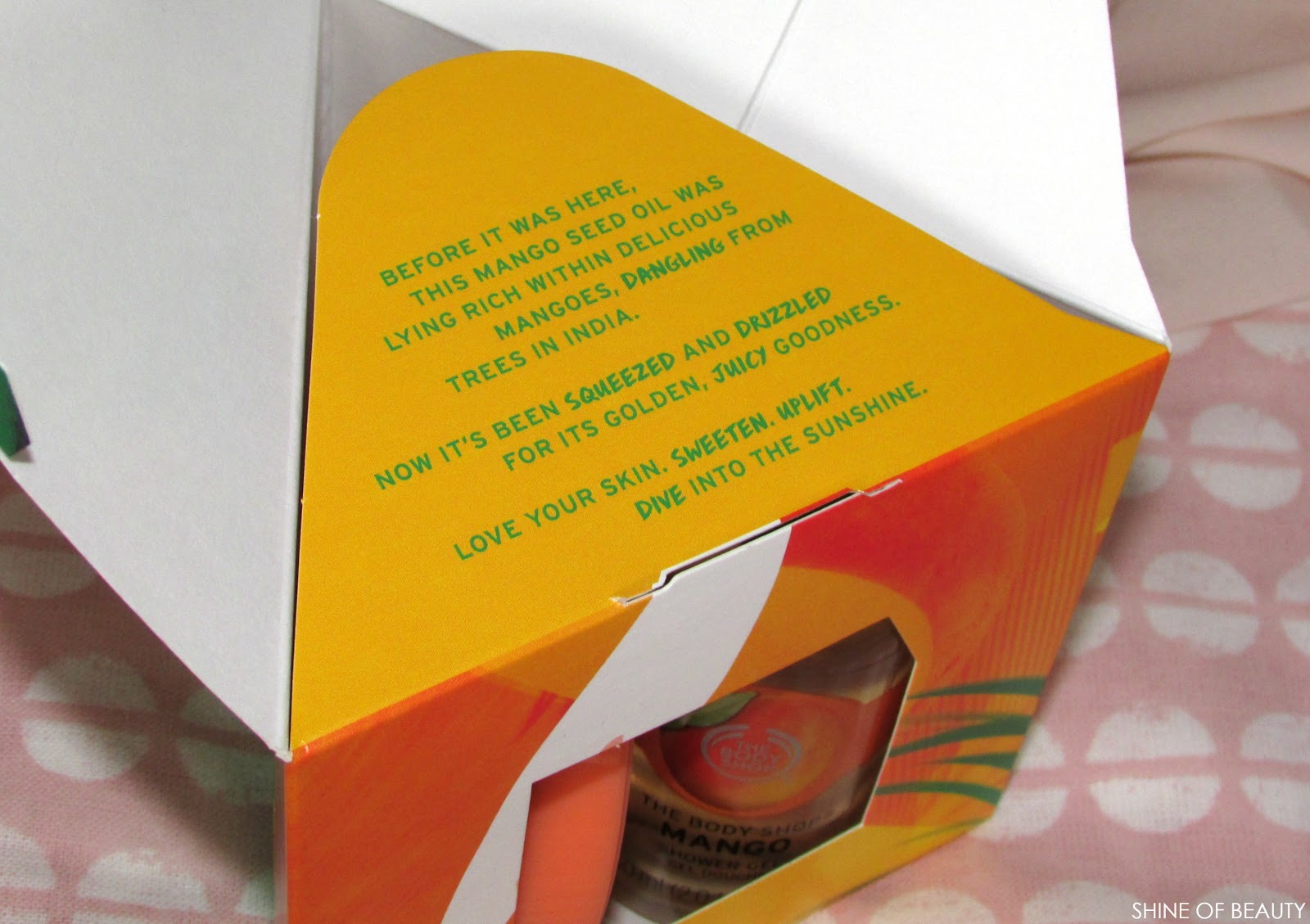 The Body Shop Mini Mango set — Shine Of Beauty