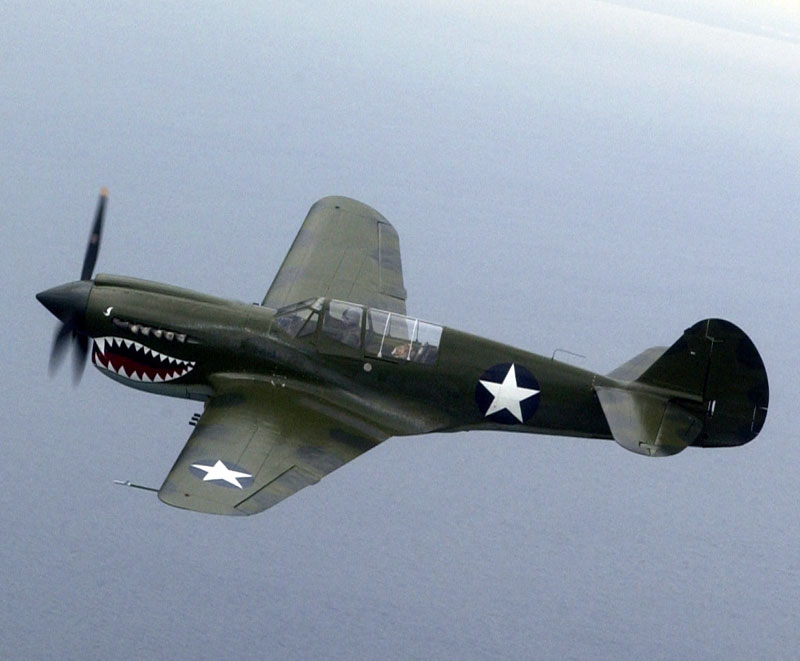 vehículos de la II guerra mundial: Curtiss P-40 D(KITTYHAWK MK I)