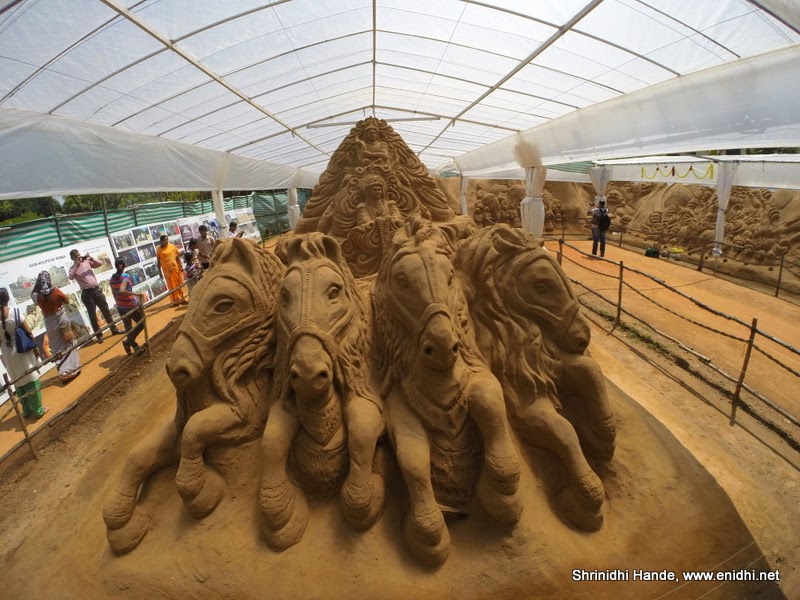 Sand Sculpture Museum Mysore Dasara - eNidhi India Travel Blog