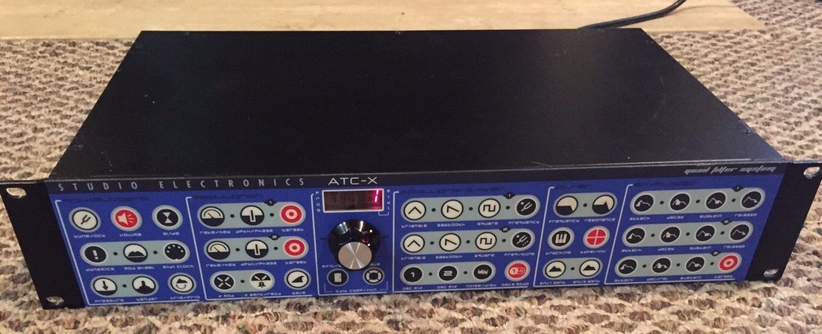 MATRIXSYNTH: Studio Electronics ATC-X QFS Quad Filter System SN E-1128