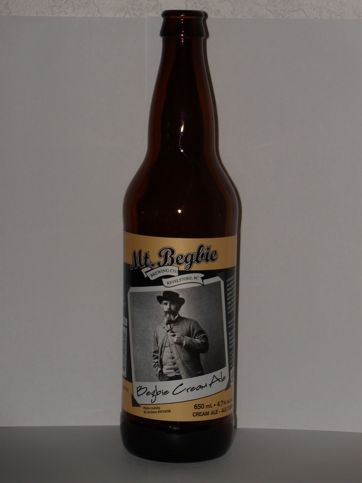 Joel's Beer Blog: Mt. Begbie Begbie Cream Ale