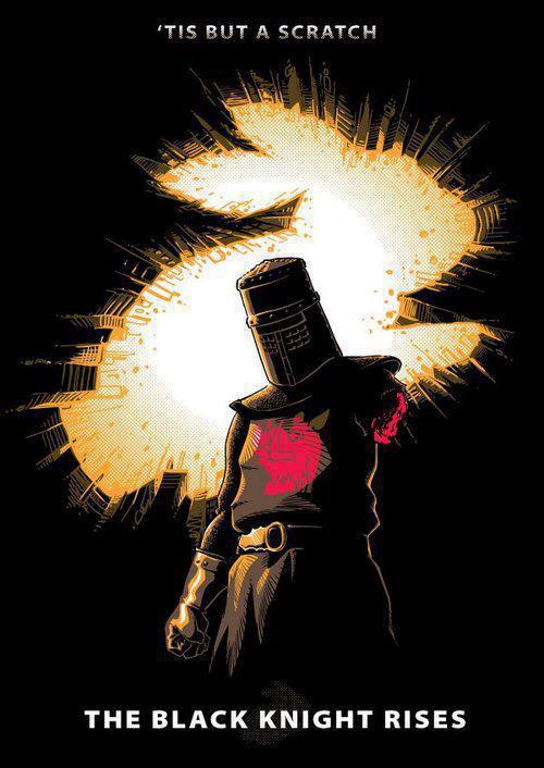 Spoof! Comics and Media: Photo: Monty Python's The Black Knight Rises