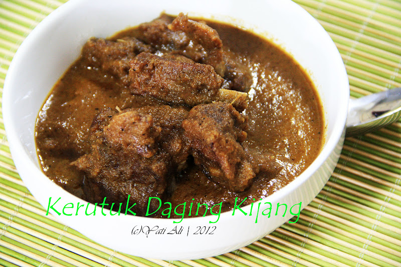 my colorful jurney: Masak Kerutuk Daging Kijang