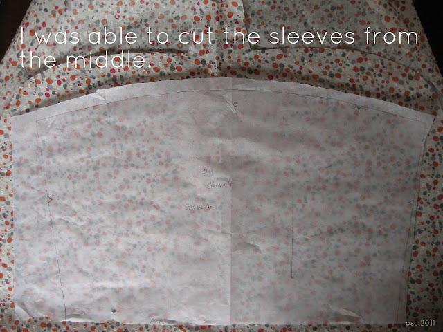 Pickup Some Creativity: Sew-Along Day 1, Cutting out the pattern pieces