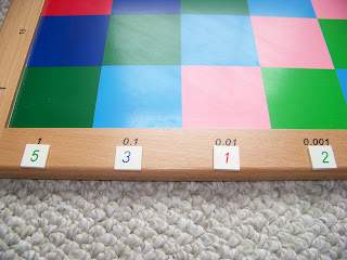 George Family - Montessori At Home: Montessori Decimal Board and ...