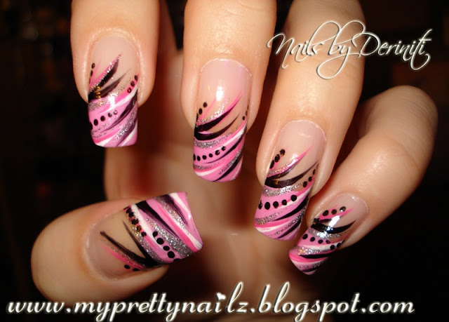 Diva Tips French Tip Nail Art Design Manicure and Video Tutorial ...