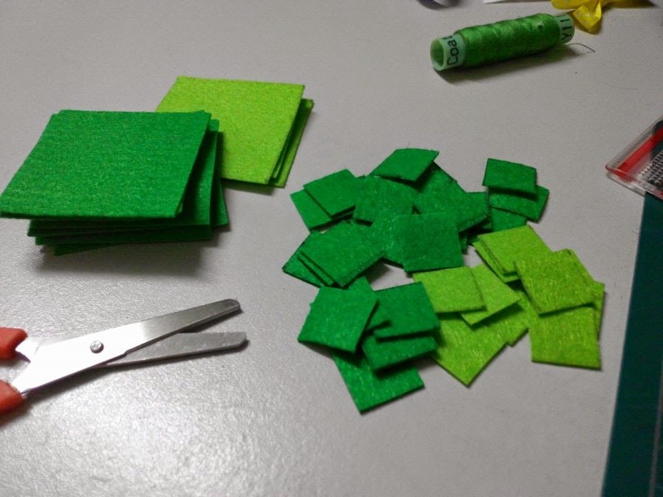Tutorial: Ketupat Felt Keychain