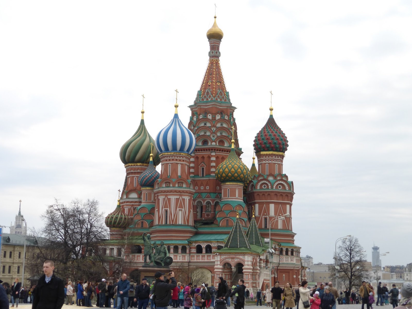 Bel itineraire: Cathédrale Basile le Bienheureux à Moscou