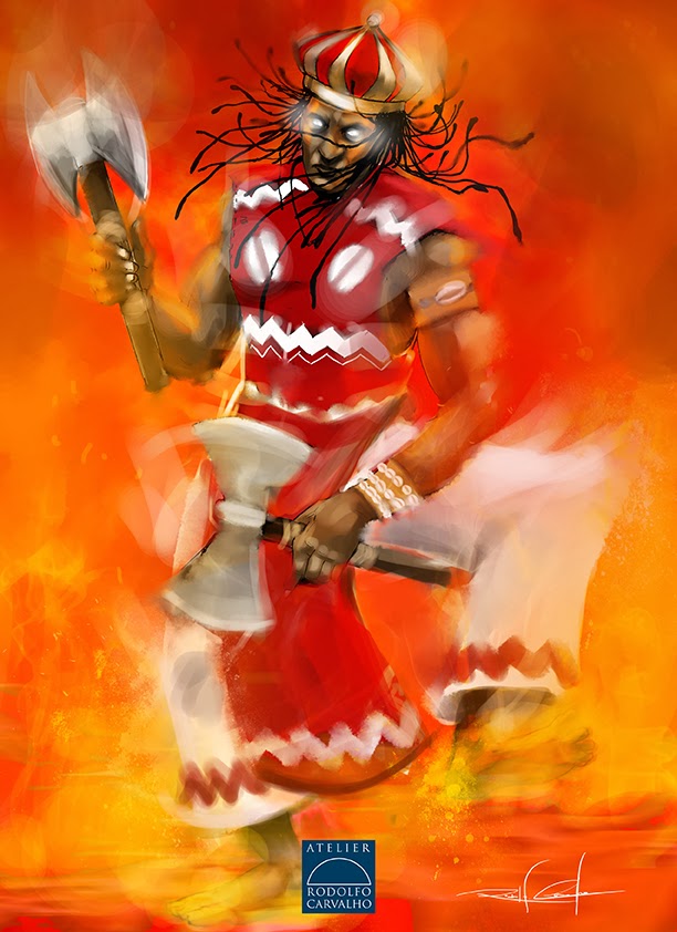 Atelier Rodolfo Carvalho: Série Caminhos. Xangô.