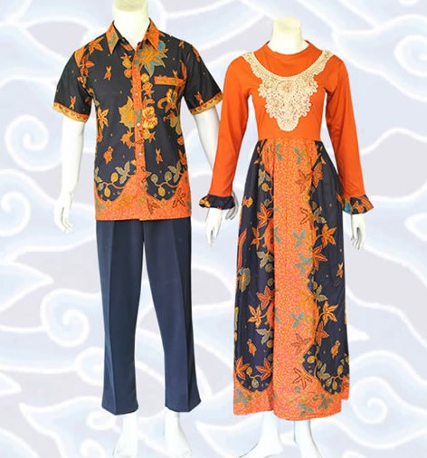 10 Model Gamis Batik Sarimbit Desain Terbaru 2020