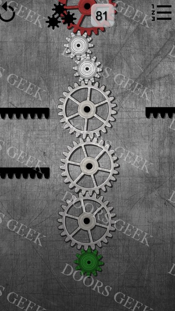 Gears Logic Puzzles Level 81 Solution ~ Doors Geek