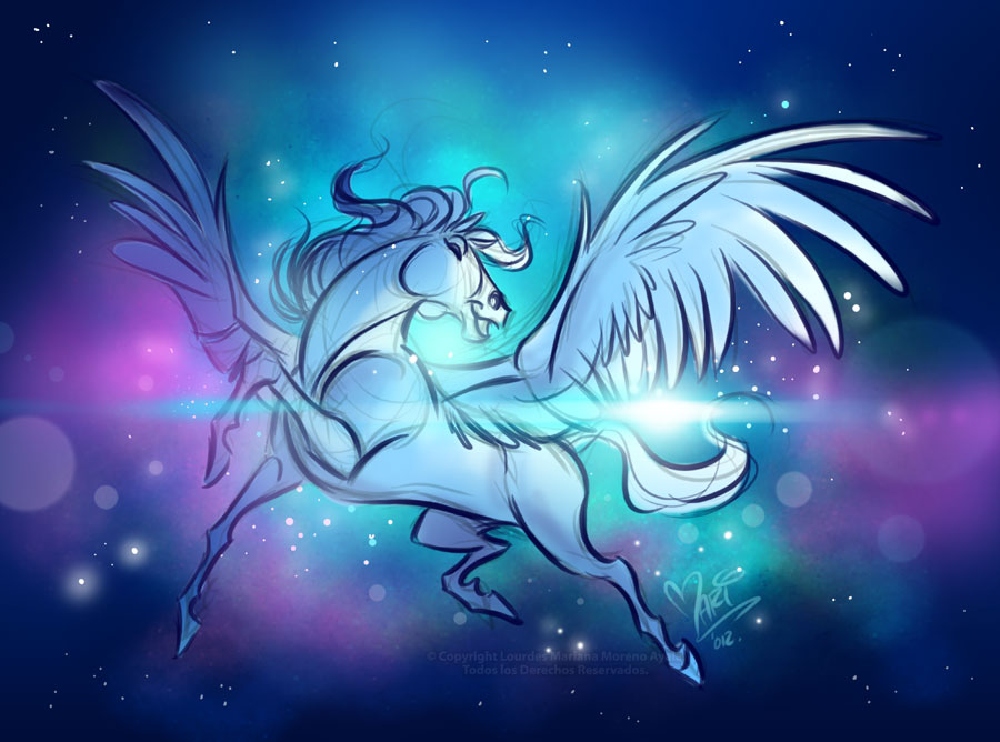 The Art of Mariana Moreno: Pegasus