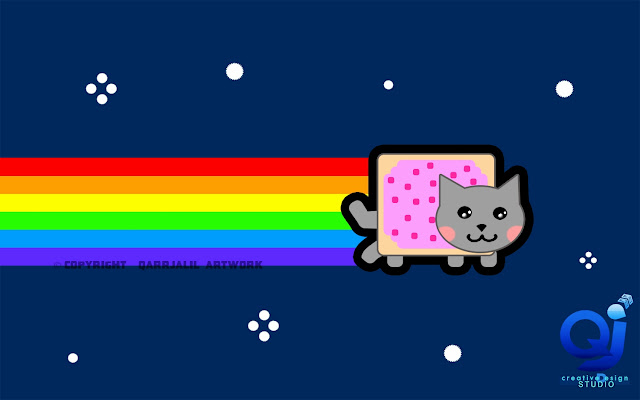 Artwork : Nyan Cat Vector | QJ Arts