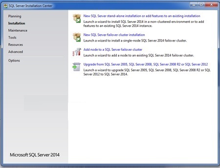 Cara instal SQL Server 2014