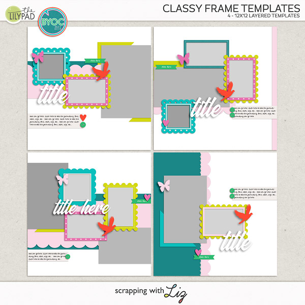 Storewide Sale, Classy Frame Templates, May Cut Outs & FWP! / Scrapping ...