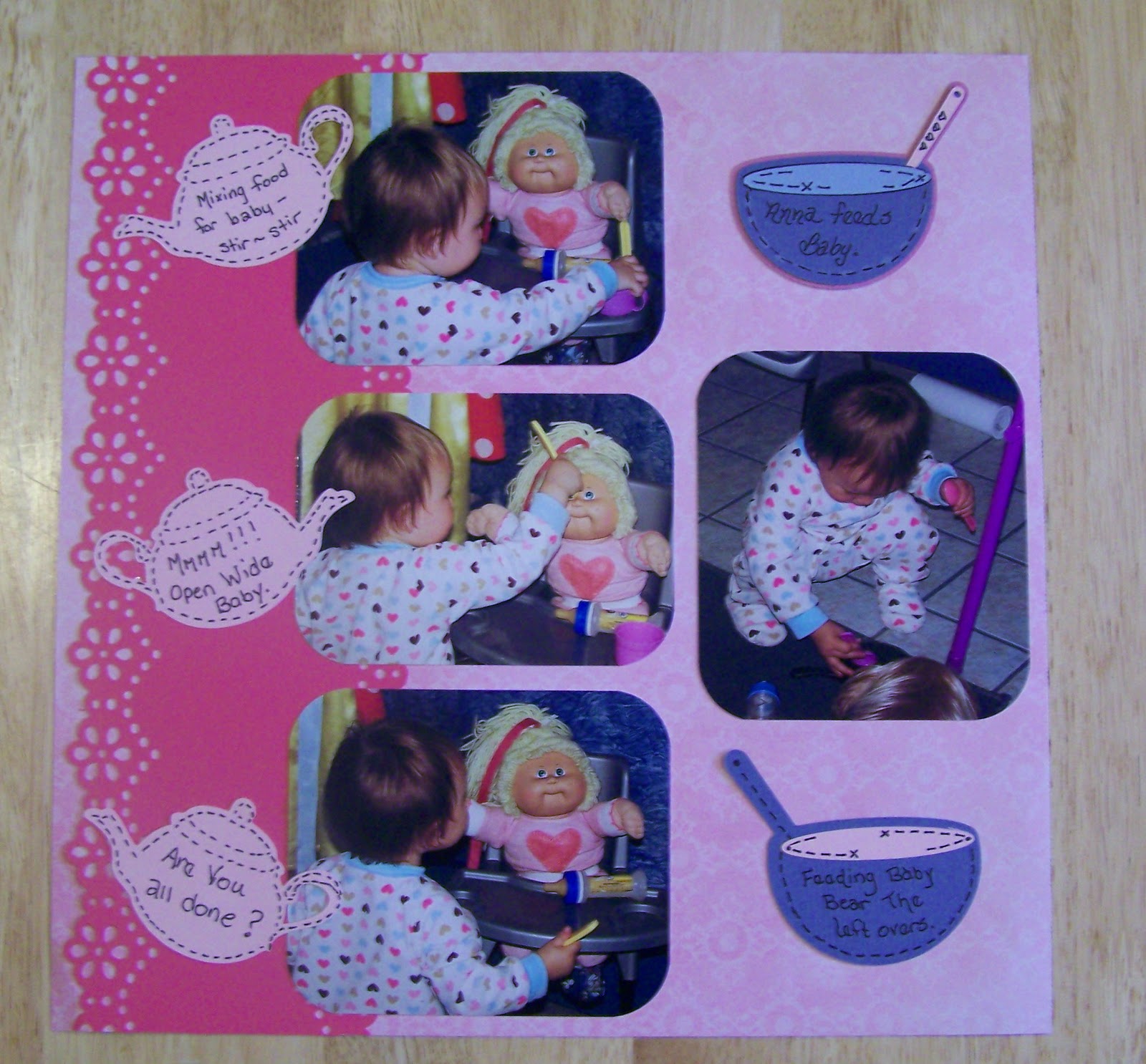 Patti-Lynn Creations: SCRAPBOOK LAYOUT FOR COOKING WITH CRICUT ...