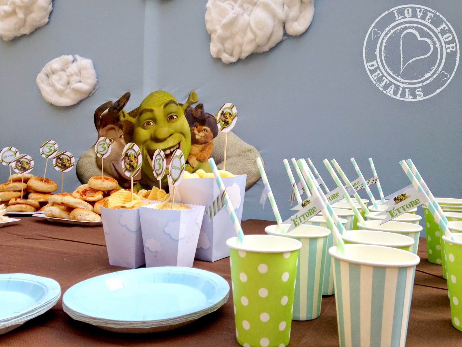 Love for Details: FESTA DI COMPLEANNO A TEMA SHREK - SHREK BIRTHDAY PARTY