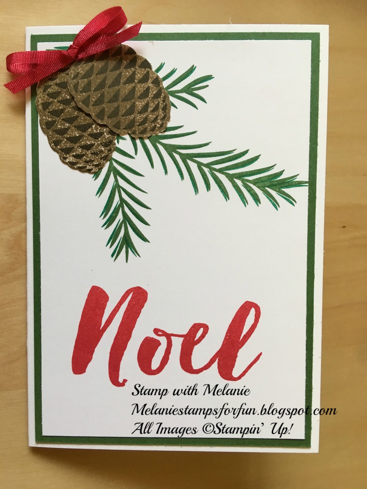 Stamp With Melanie: Christmas Notecards Part Two
