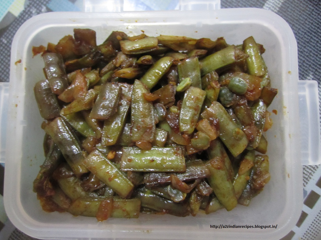 @ Best Maharashtrian Recipes : Simple Cluster Beans / Sadhi Gawar Bhaji