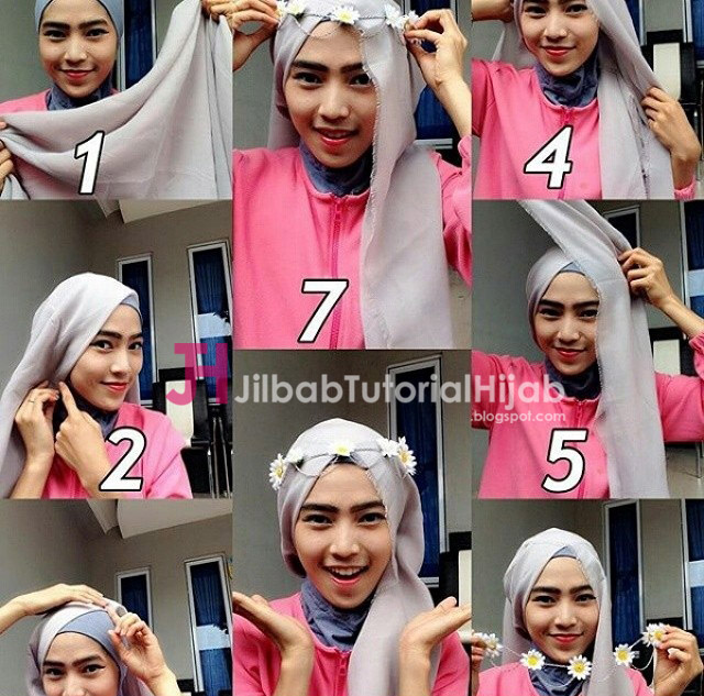 Tutorial Cara Memakai Hijab Modern yang Unik dan Cantik | Jilbab ...