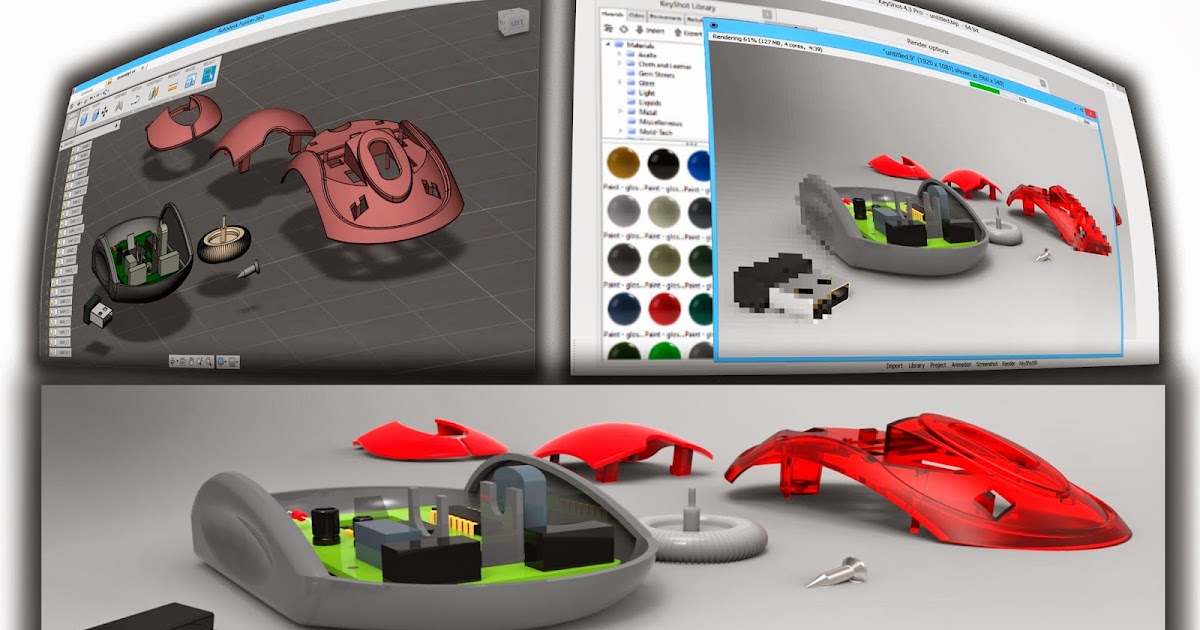 Немного о САПР: Autodesk Fusion 360 вместе с KeyShot творят чудеса!