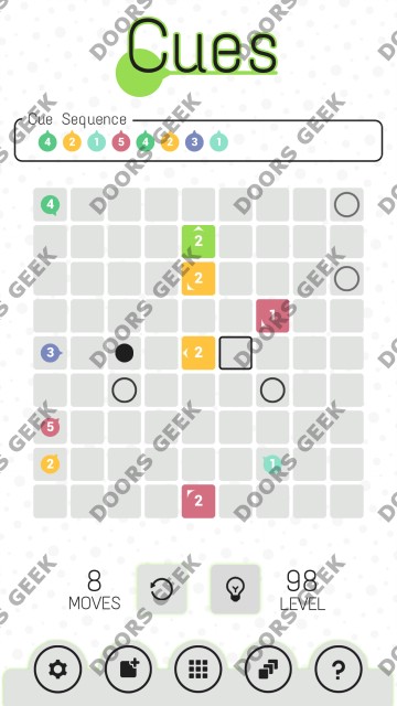 Cues Level 98 Walkthrough ~ Doors Geek