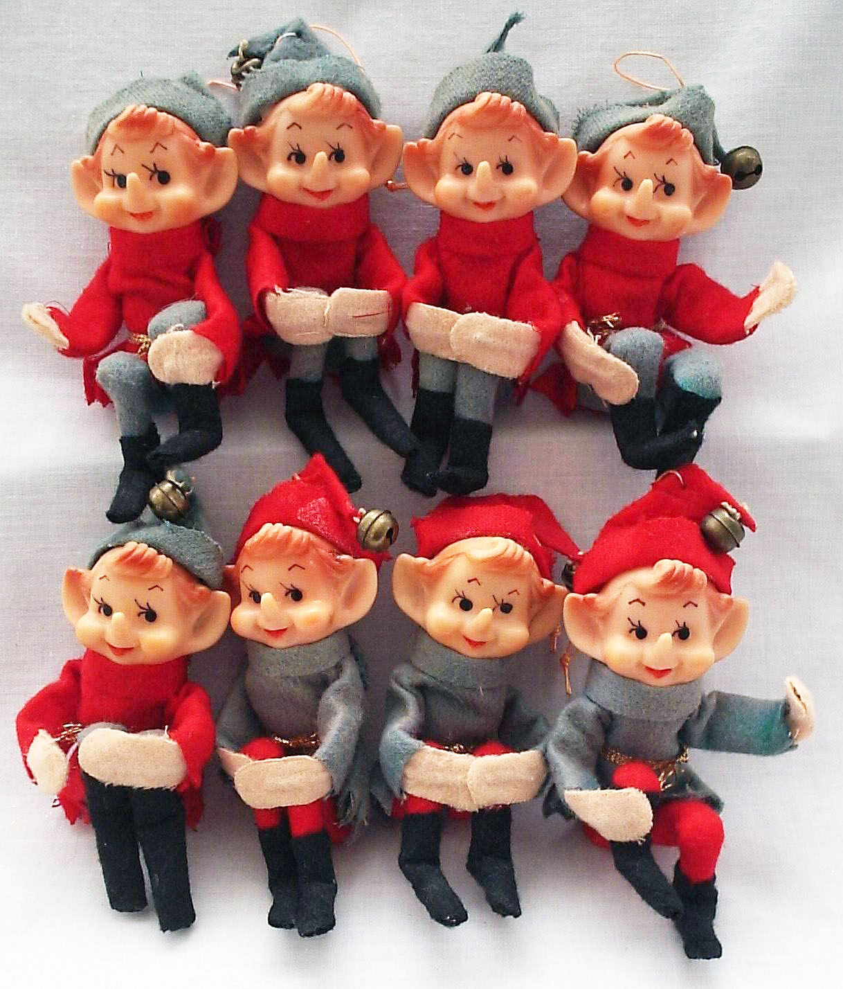 Vintage Goodness 1.0: Vintage knee hugger elves for Elf on the Shelf!