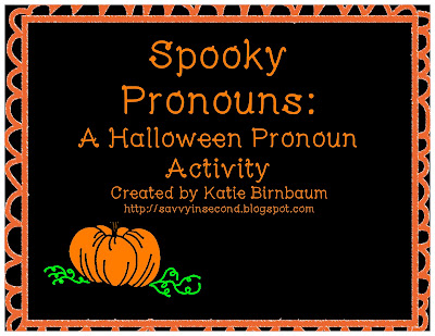 Savvy in Second: Halloween Literacy Centers