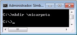 El comando mkdir | MS-DOS Básico
