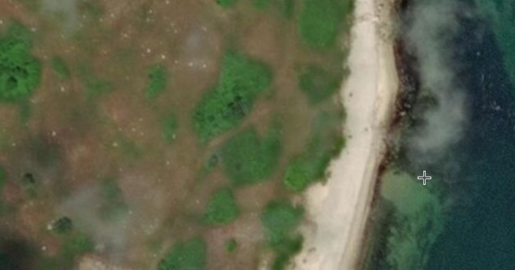 Rock Piles: Suggestive aerial views - Nashawena Island