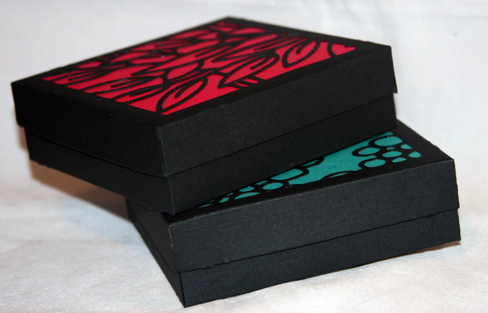OBX Stamping & Crafting: Lettering Delights Intricate Boxes