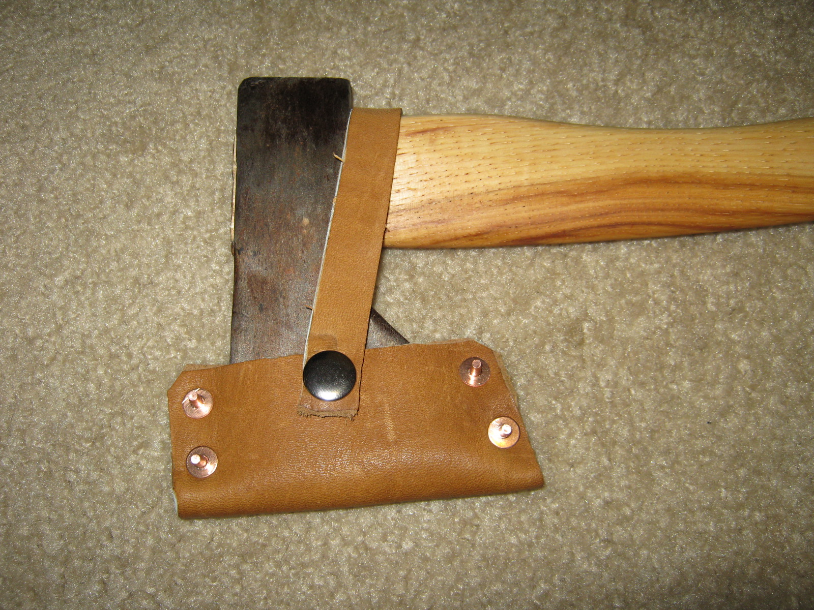 Ron's Primitive Skills: Ax sheaths