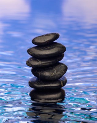 Zen Relaxation Backgrounds: Blue Zen