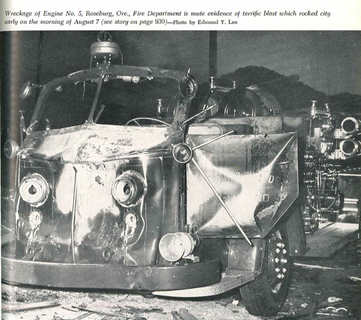 Just A Car Guy: 1959 Roseburg, Oregon, 1 am, a building fire ignited a ...