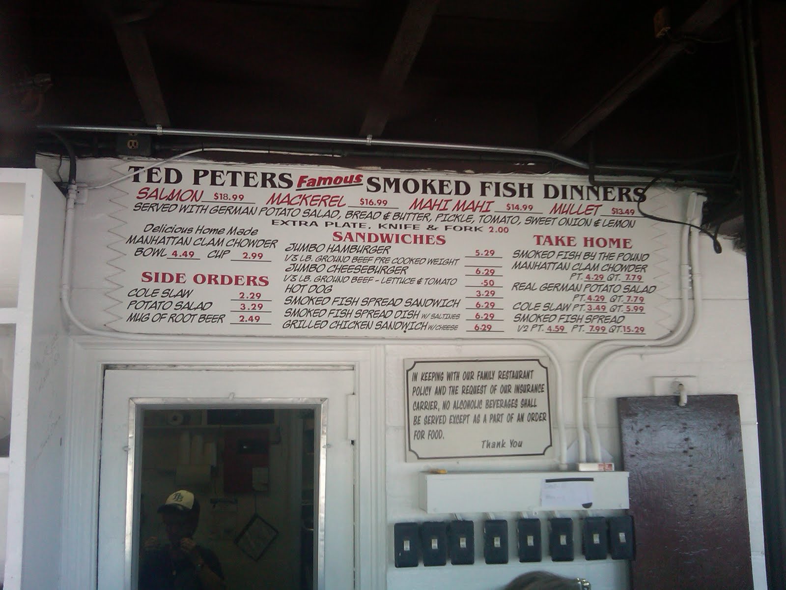 Tampa Bay Afternoon Delight: Lunch at the almost famous - Ted Peters in ...