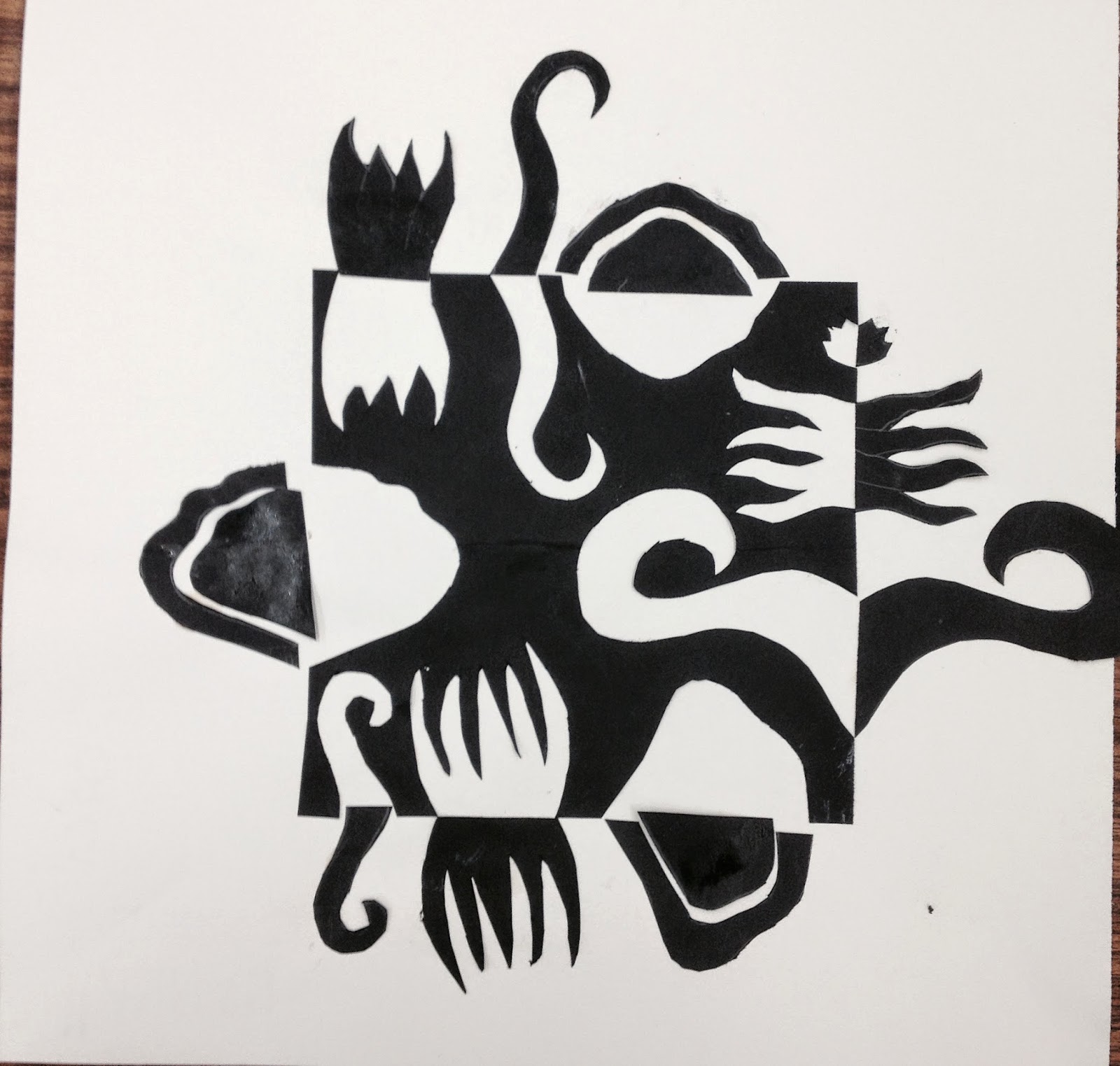 Art at Sanders Memorial: Japanese Notan Designs