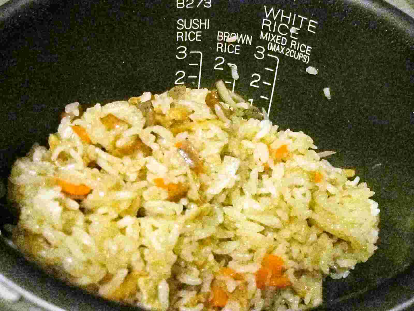 Recipes for Tom: Kayaku gohan / steamed rice with assorted ingredients