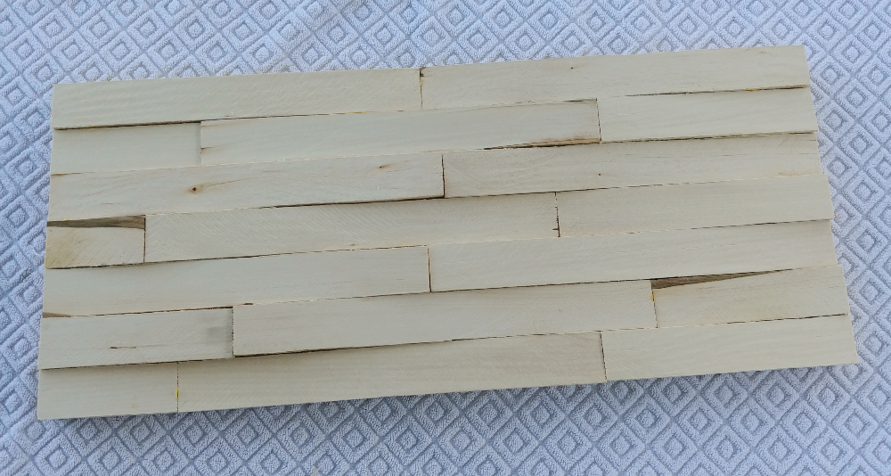 Easy DIY Wood Shim Address Sign - Little Vintage Cottage