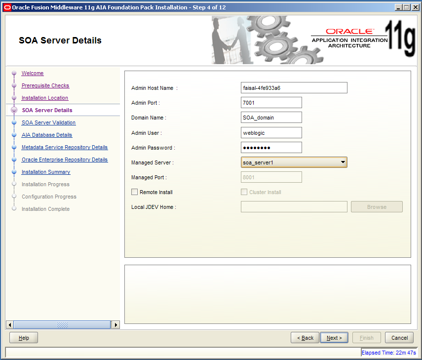 Oracle Middleware Blog Oracle Aia 11g Installation And Configuration