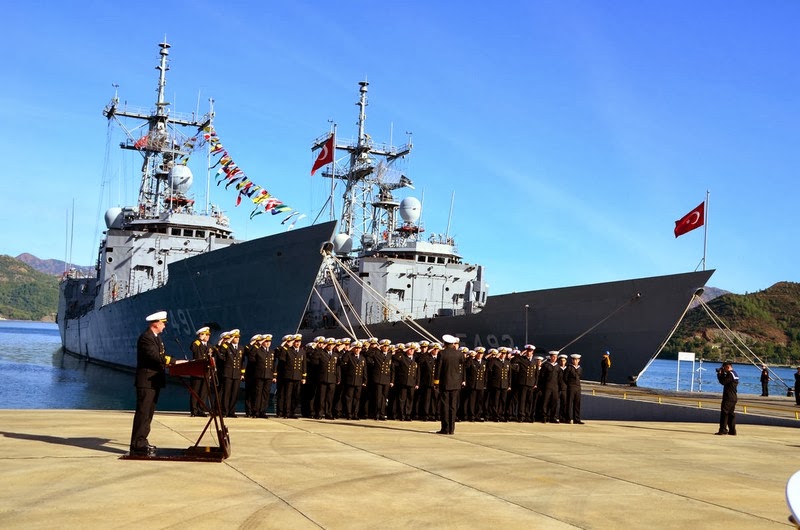 Turkish Navy F-443 TCG Gelibolu Joins Combined Task Force 151 | Global ...