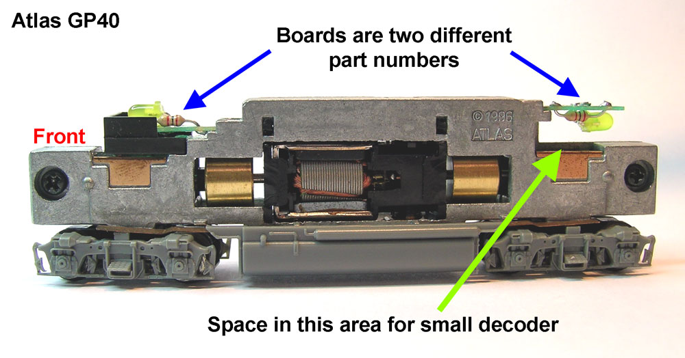 N Scale DCC Decoder Installs: TCS Z2 in an Atlas GP40