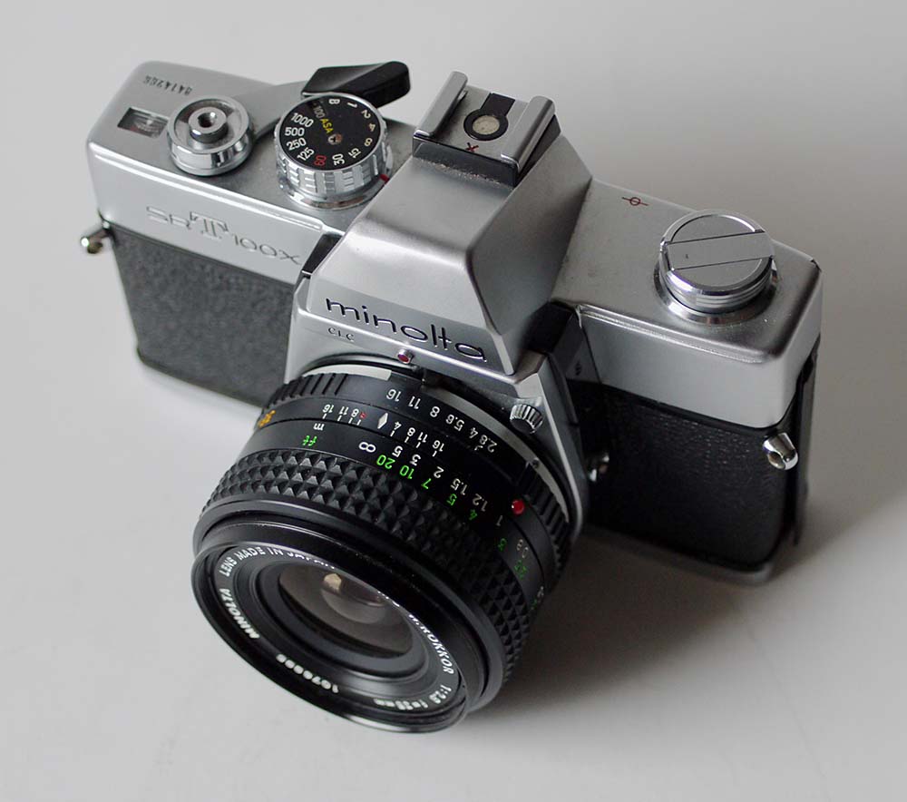 ClassiCameras: Minolta SRT 100X with Rokkor 35mm/2,8