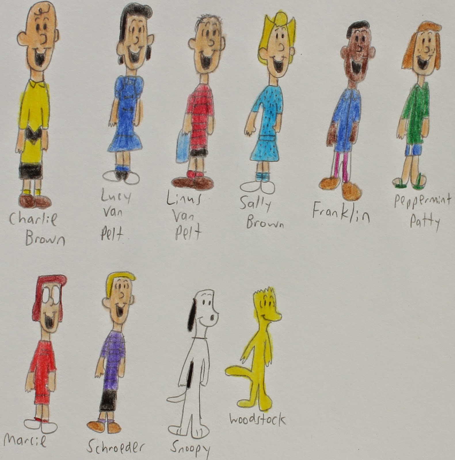 Franklin's World of Cartoons: Peanuts Gang