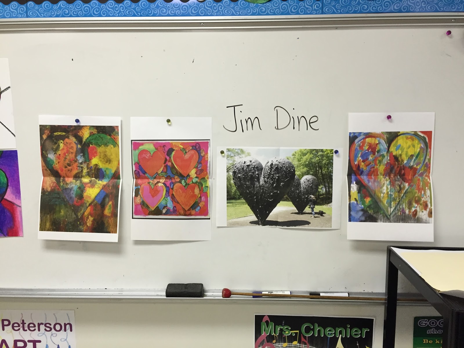 Welcome to Mrs. Peterson's Art Class!: Jim Dine Hearts