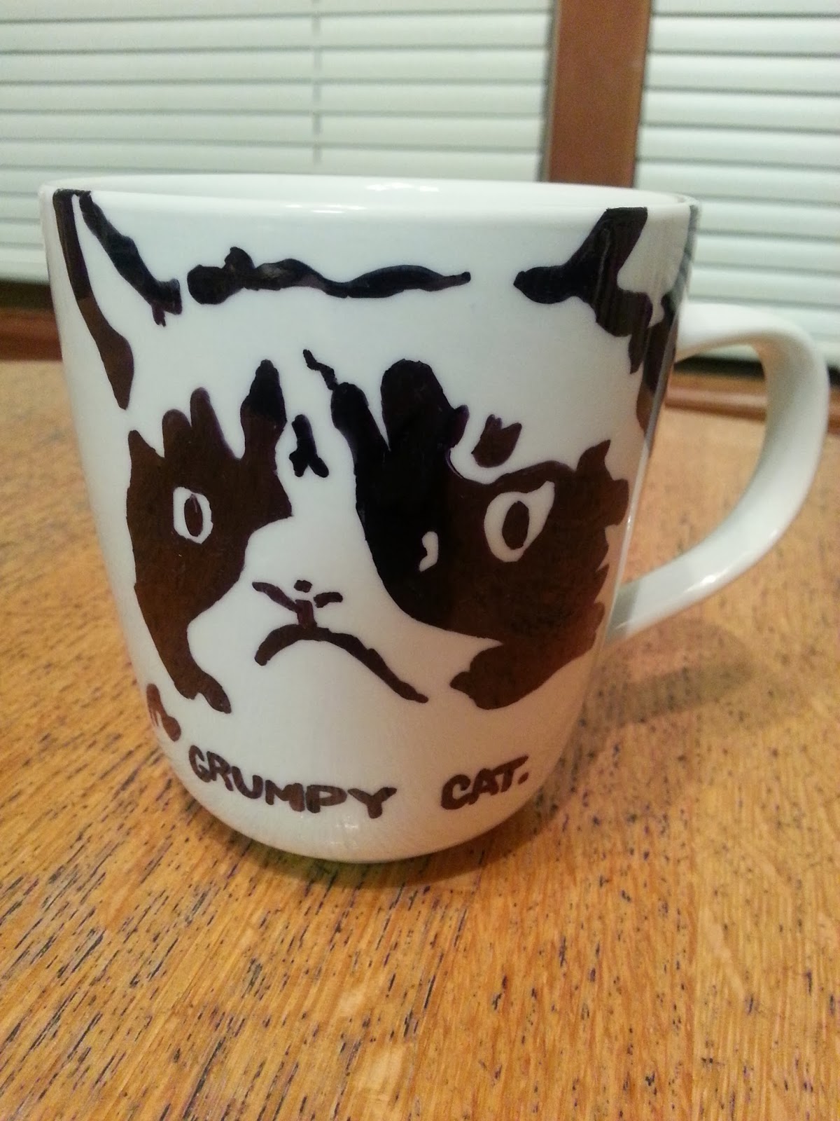 _ Days Without Accident: Sharpie Mug! Grumpy Cat Edition