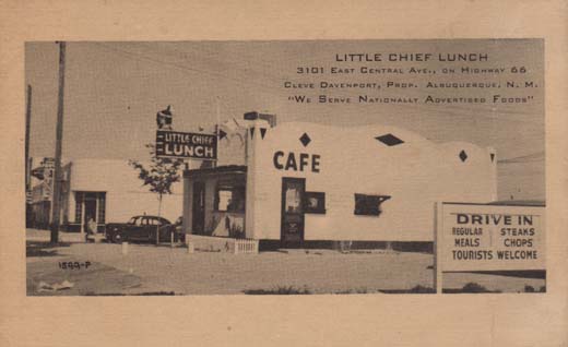 Gold Street: ROUTE 66: Little Chief Lunch