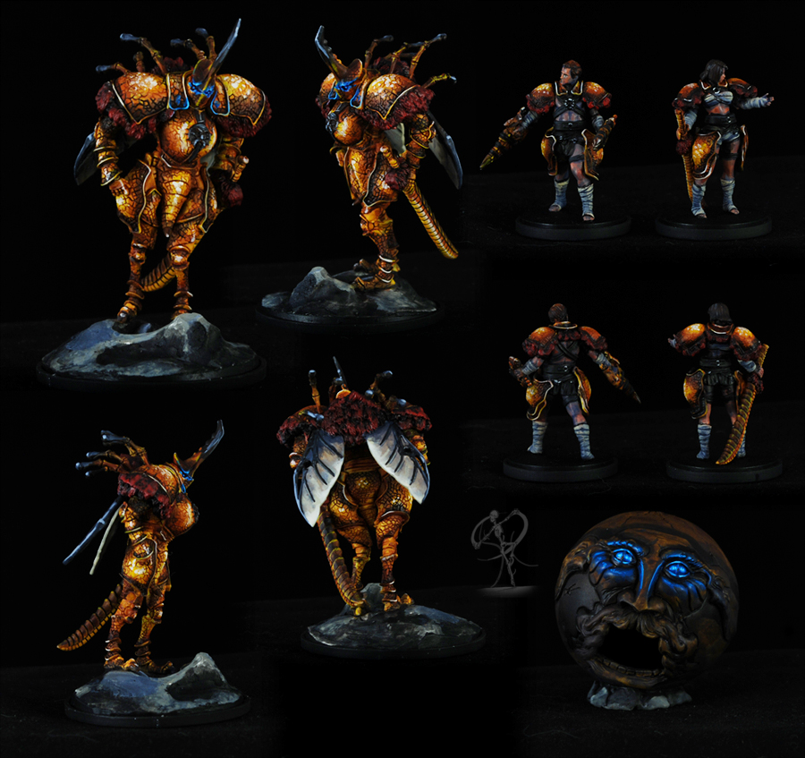 SpiralingCadaver: Rolling Along - Kingdom Death Dung Beetle Knight