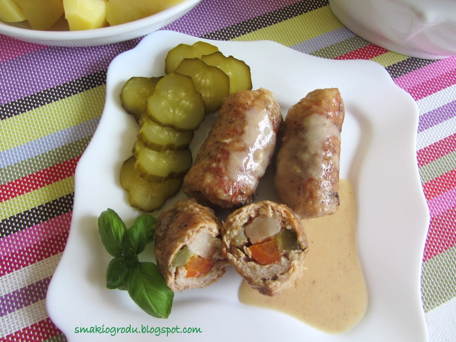 Smaki ogrodu: ZRAZY ZE SCHABU