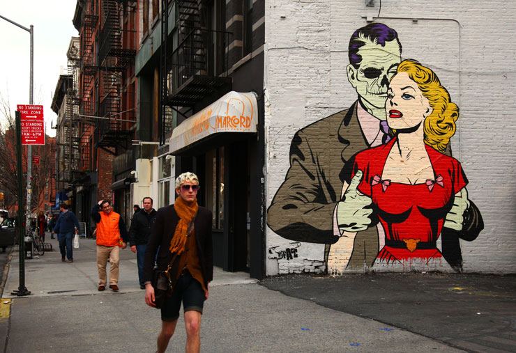 Street Art By ArtFlyMovie: D*FACE - A Street Artist from London